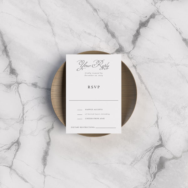 Custom RSVP Invitation Printing | Wedding RSVP Cards - Bryant Graphics