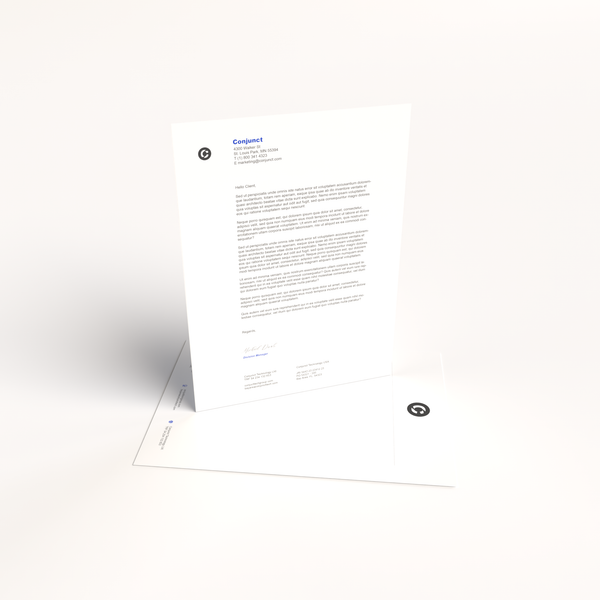 Custom Letterhead Printing | Personal & Business Letterheads - Bryant ...