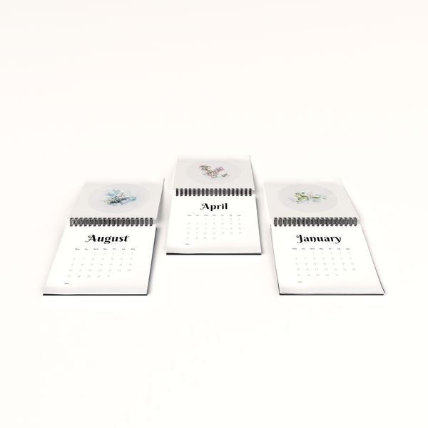 Double Wire Coil Calendars | Custom Double Loop Binding - Bryant Graphics